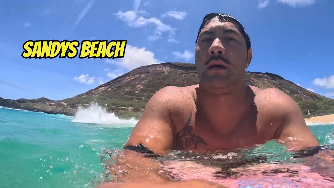 Sandys Beach Quick Sesh | Face Cam POV - YouTube