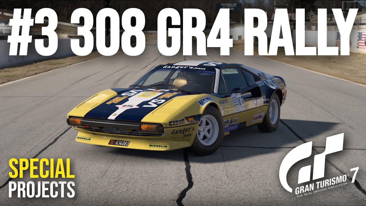 GT7 | #3 Ferrari 308 GTB Group 4 Rally Car Build Tutorial | Special ...