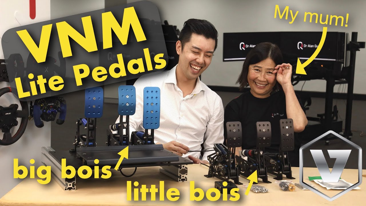 My mum and I unbox the BRAND NEW VNM Lite Pedals (In English and ...
