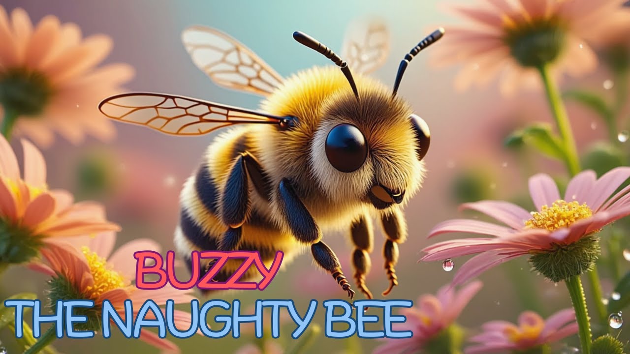 Buzzy, The Naughty Bee | Work Now, Play Later! A Fun Time Management Story for Kids | Time is ...