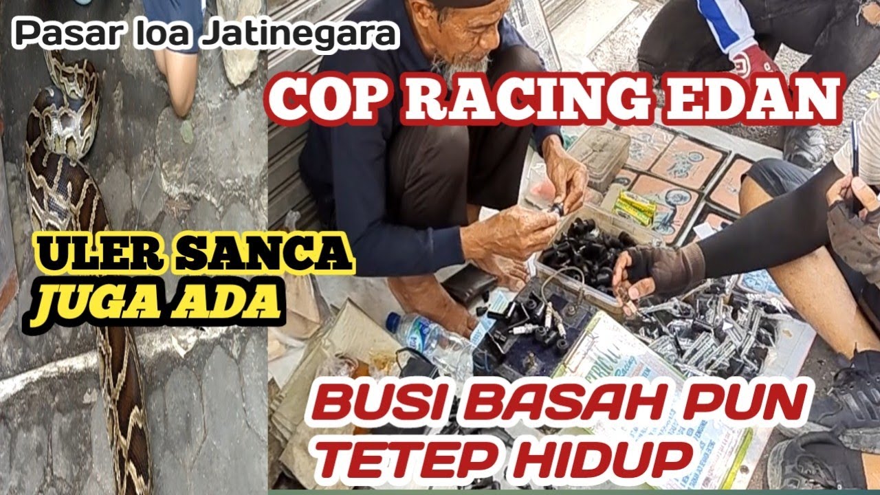 Cangklong RACING EDAN || Busi basah pun api tetap biru || Pasar loa ...