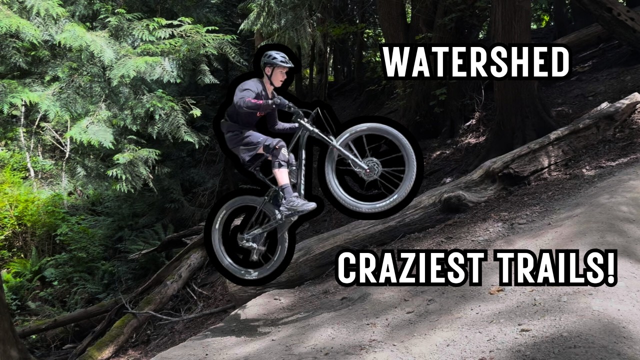 Top 5 CRAZIEST trails at Delta Watershed! | Mountain Biking Blue and ...