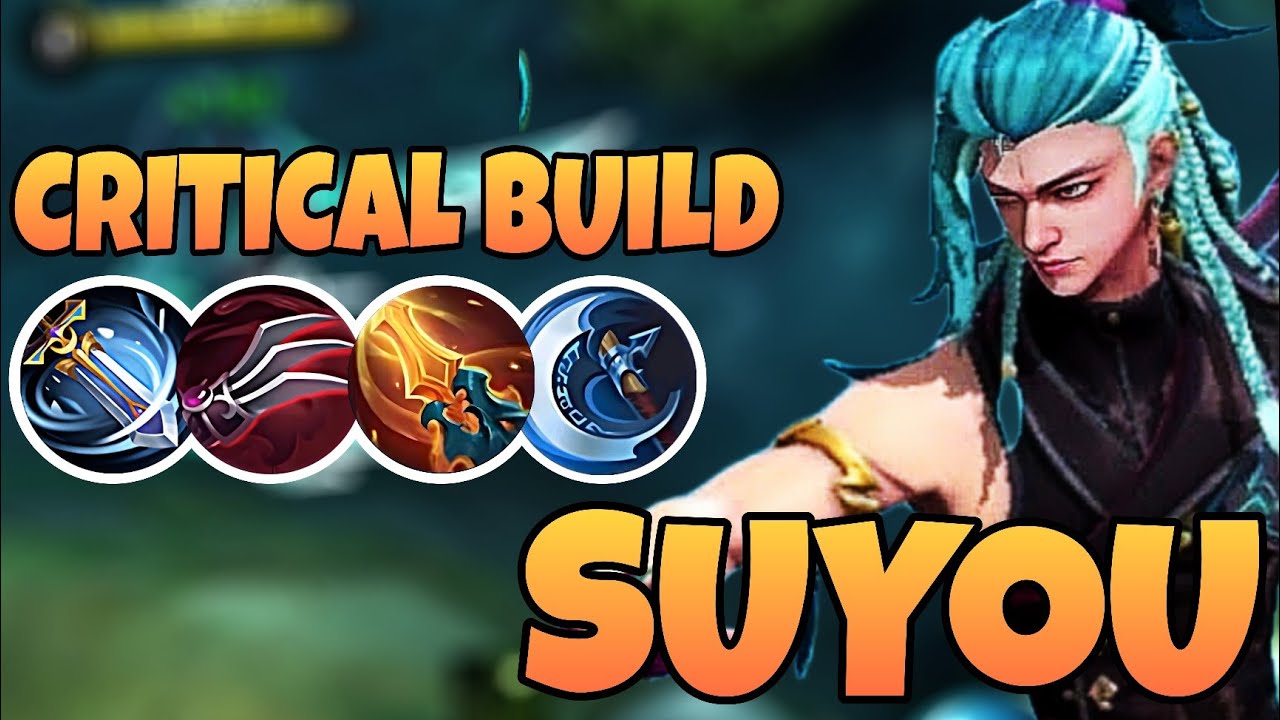 SUYOU NEW CRIT BUILD | GAMEPLAY SUYOU EXP LANE | MOBILE LEGENDS ...