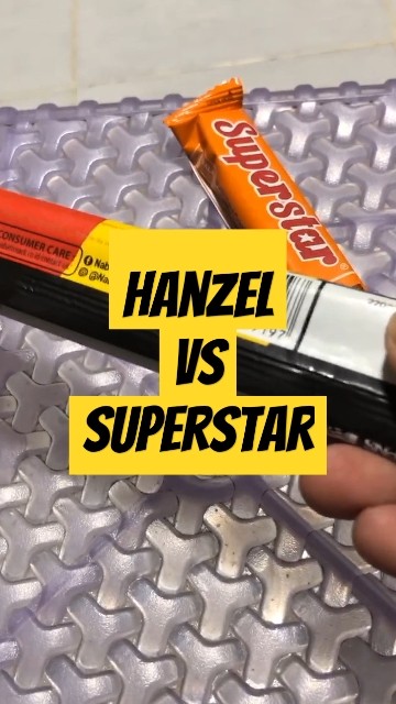 Hanzel VS Superstar #jajanan #snacks #shorts - YouTube