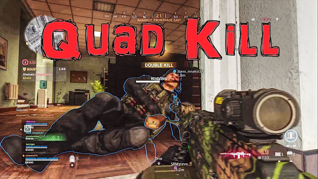 Quad Kill - Warzone - YouTube