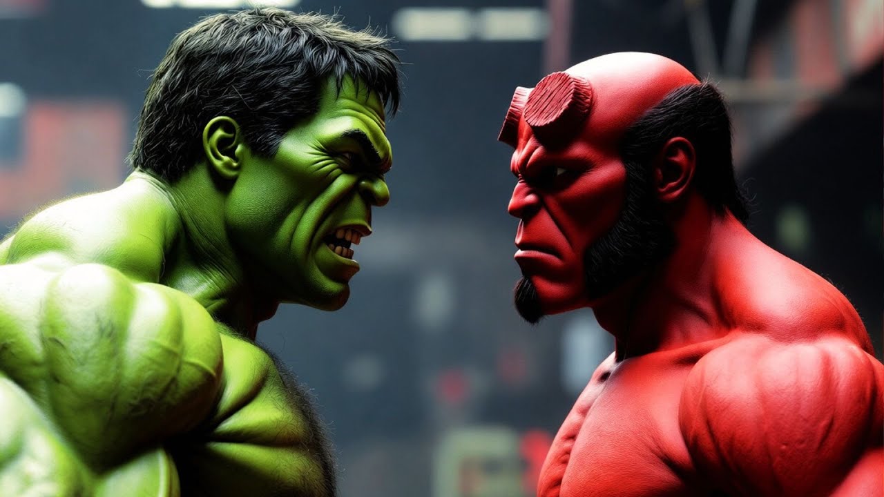 Hulk VS Hellboy - WHO WOULD WIN | LEGENDARY FIGHTS - YouTube