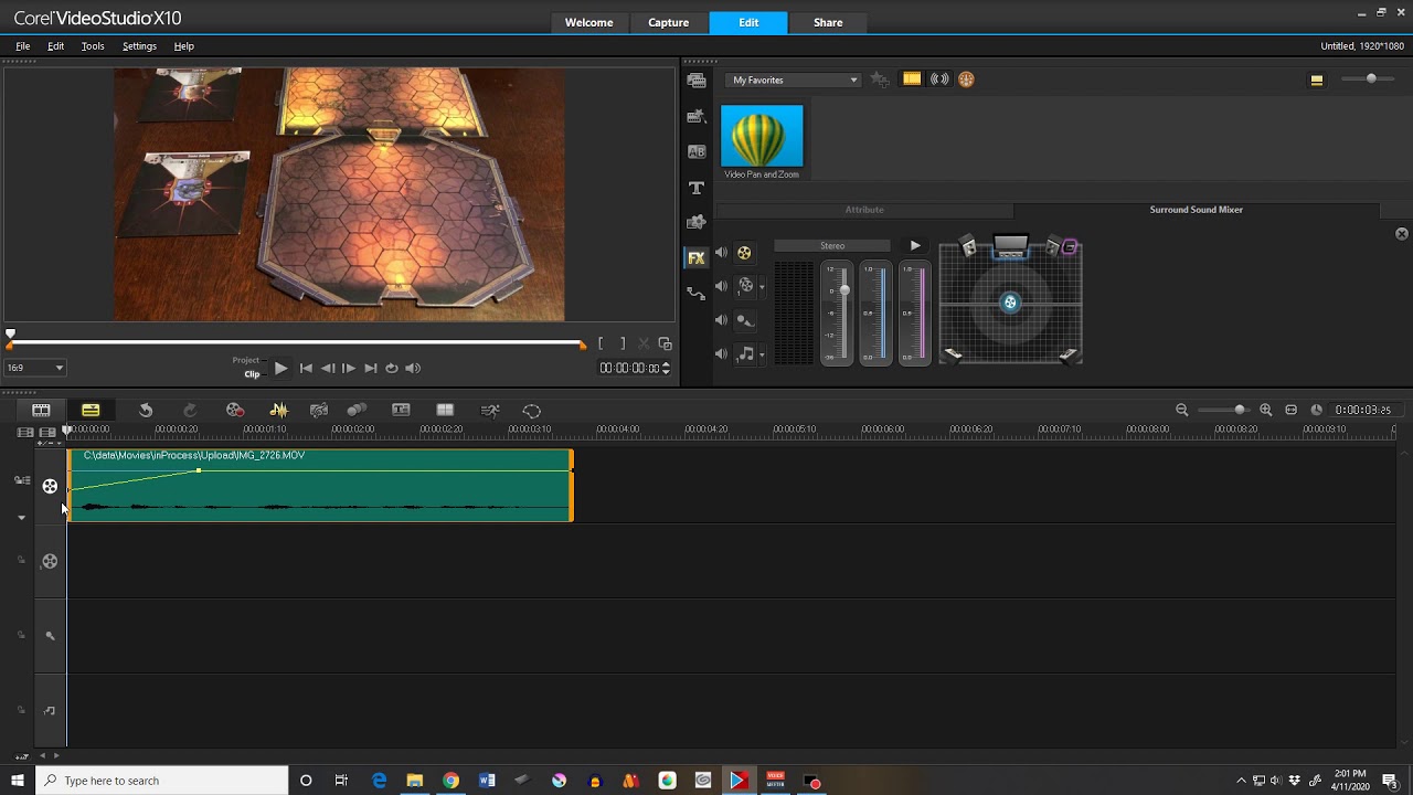 Audio - Setting Volume in Corel VideoStudio - YouTube