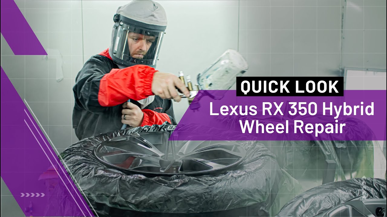 Quick Look | Lexus RX 350 Hybrid Wheel Repair - YouTube