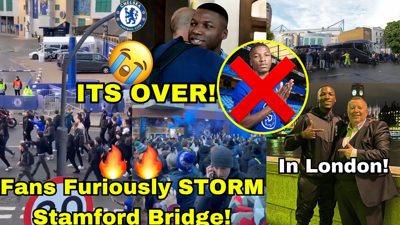 ITS OVER!😭Chelsea Fans Angrily Storm Stamford Bridge🔥Liverpool “HIJACK ...