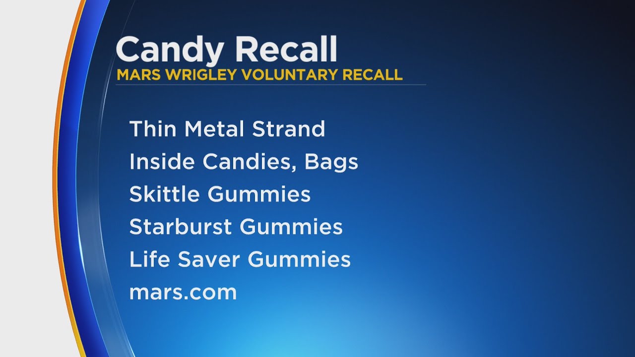 Mars Wrigley recalls several gummy products - YouTube