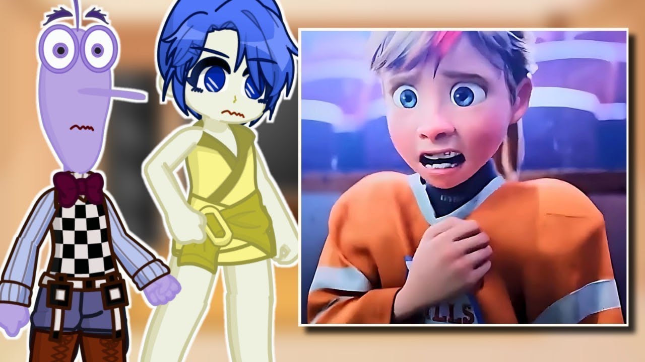 Inside Out and Inside Out 2 react to Riley // Gacha React - YouTube