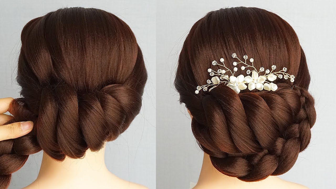 How to Create a Gorgeous Bun in Minutes - New Bridal Hairstyle Tutorial ...