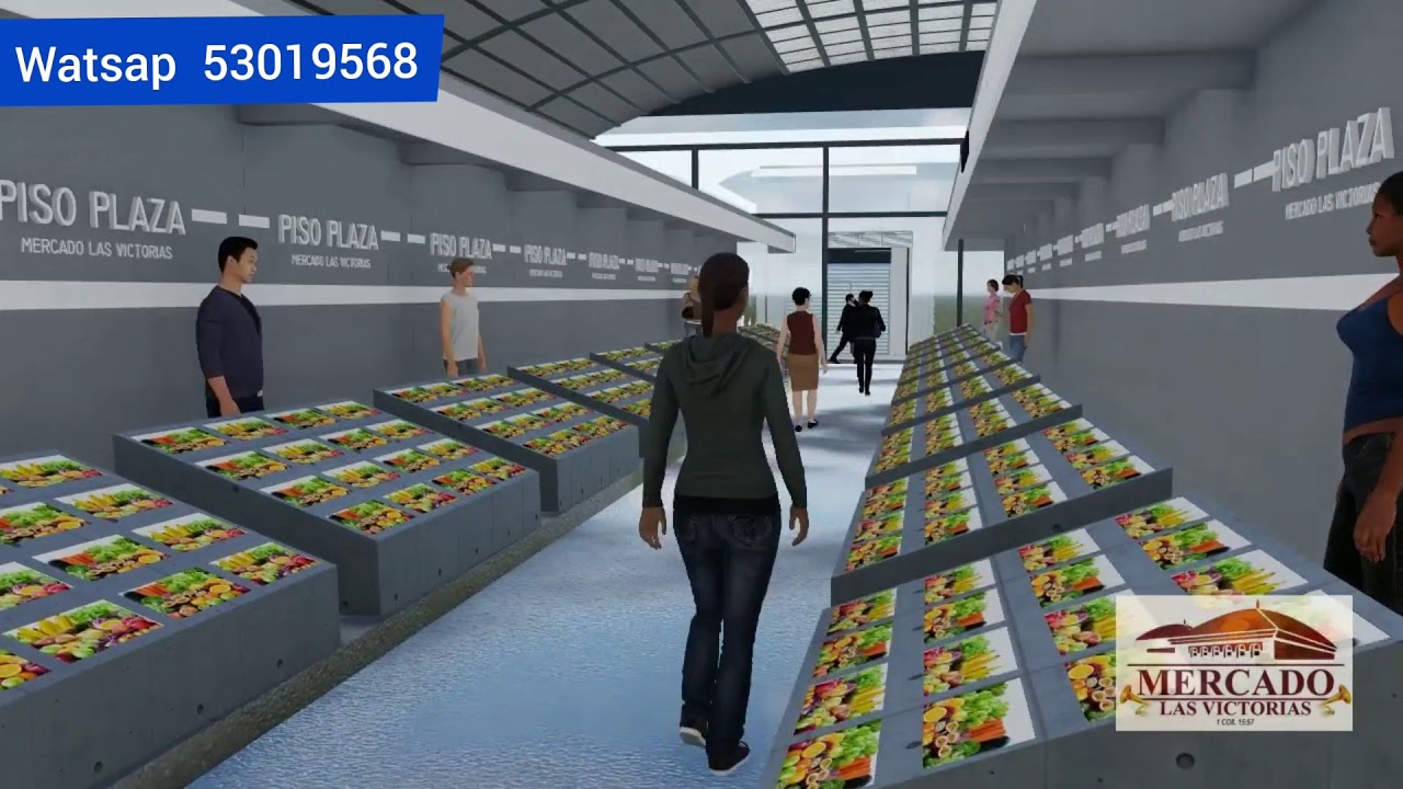 Venta de locales comerciales, mercado las Victorias - YouTube