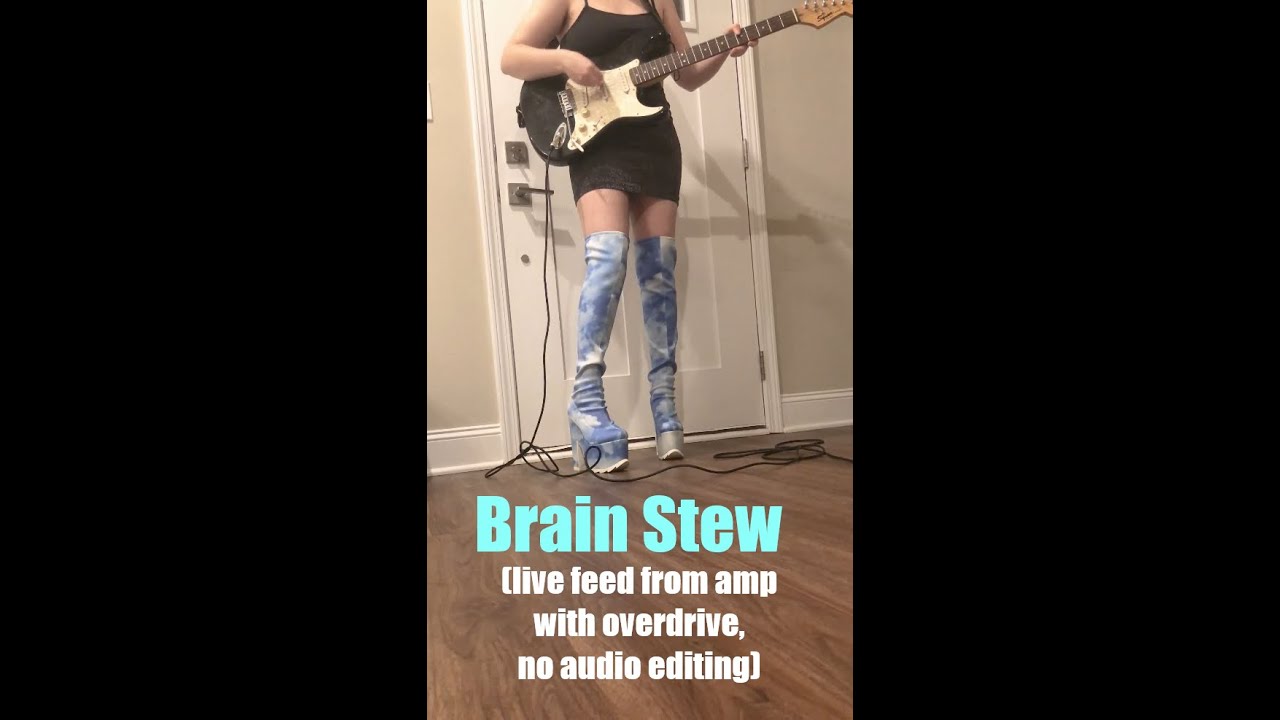 Brain Stew (Green Day) Live Amp Feed with Overdrive - YouTube