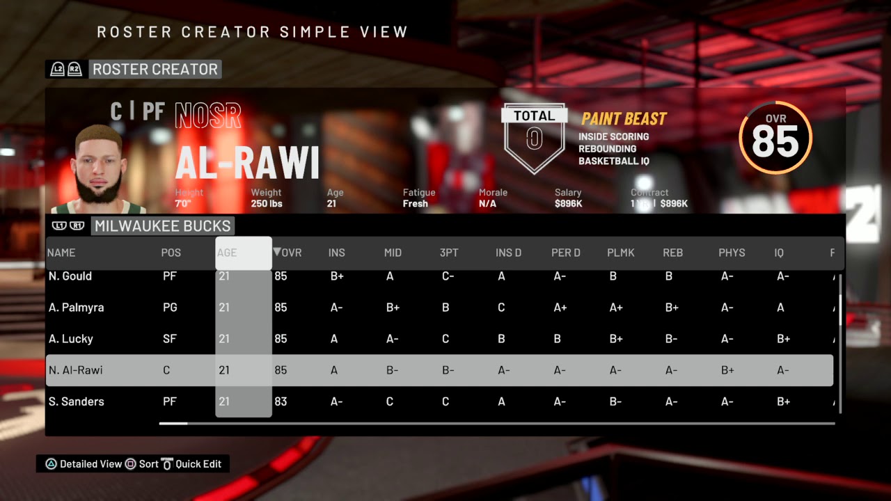 NBA 2k20 Created Players - YouTube