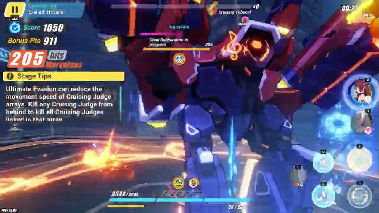 Honkai Impact 3rd : EX Abyss Nirvana (487D) : Cruising Judgement (Bleed) 692 Pts - Tericula HoTR ...