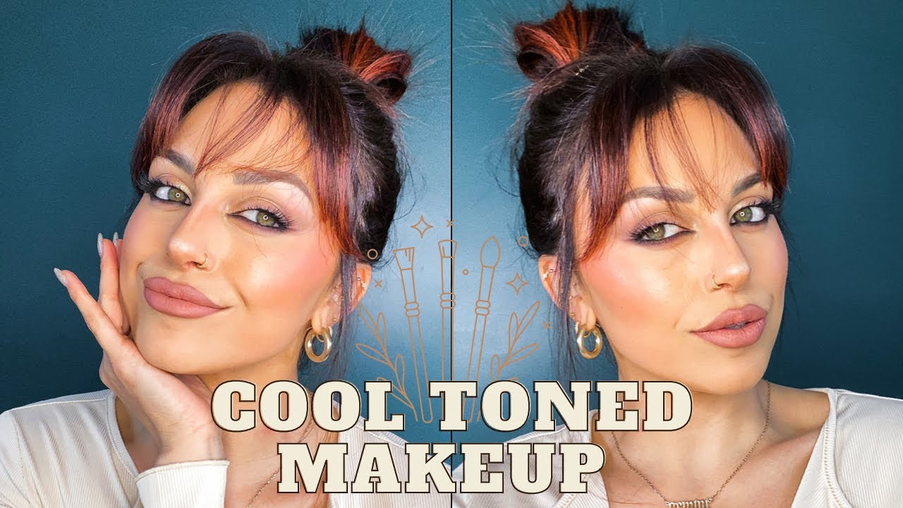 Cool Toned Makeup Tutorial- Full Look - YouTube