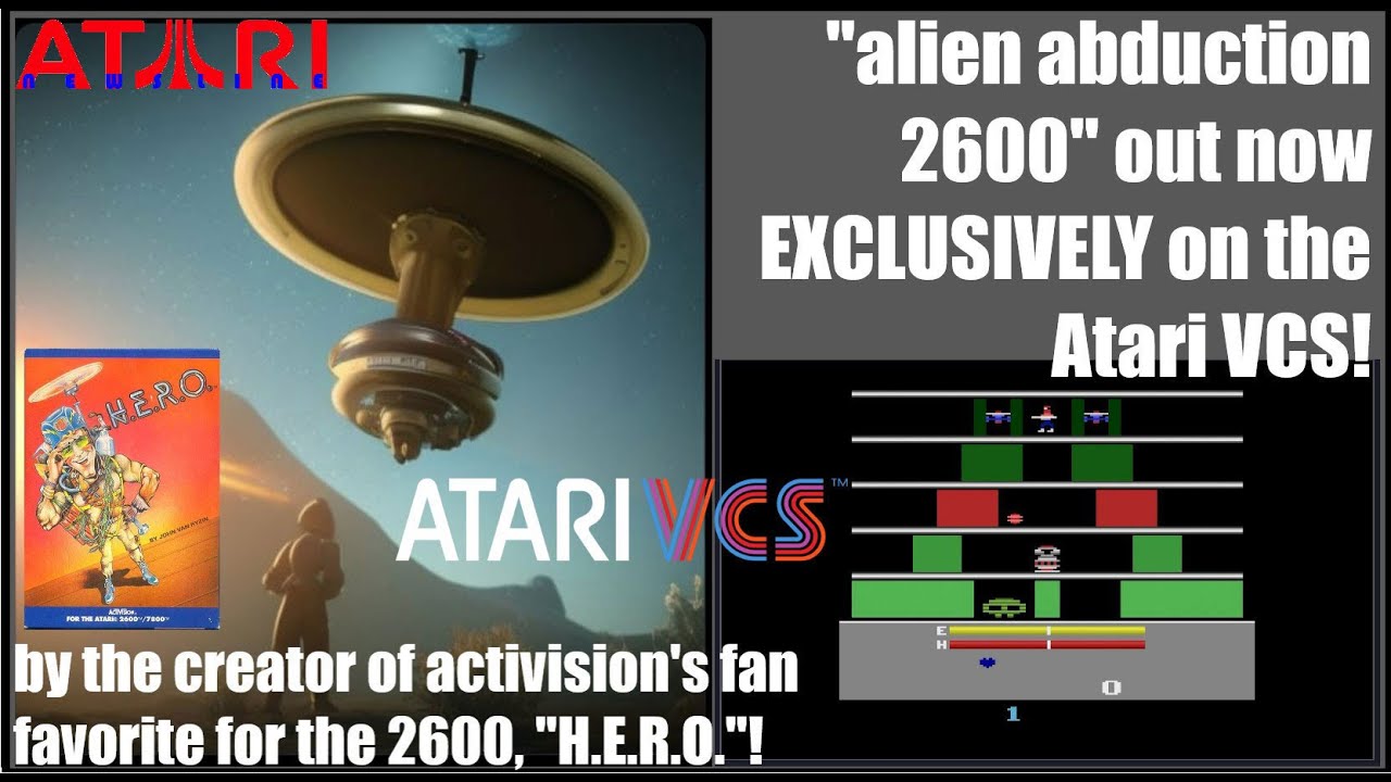 "Alien Abduction 2600" out now EXCLUSIVELY on the Atari VCS! // Atari ...