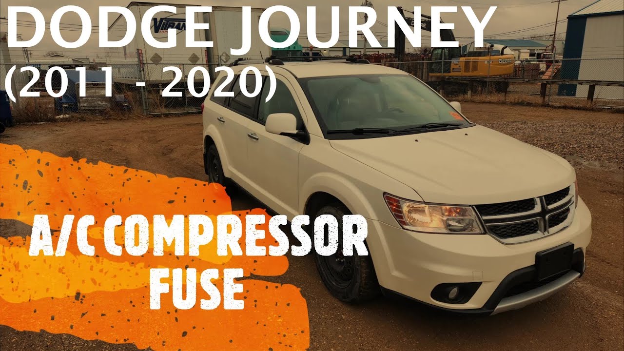 Dodge Journey - A/C COMPRESSOR FUSE LOCATION (2011 - 2020) - YouTube