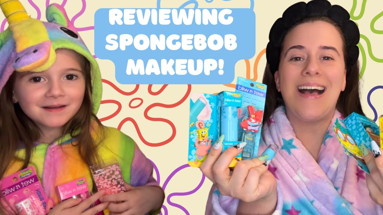 Unboxing SPONGEBOB MAKEUP!! {Surprising results!} - YouTube