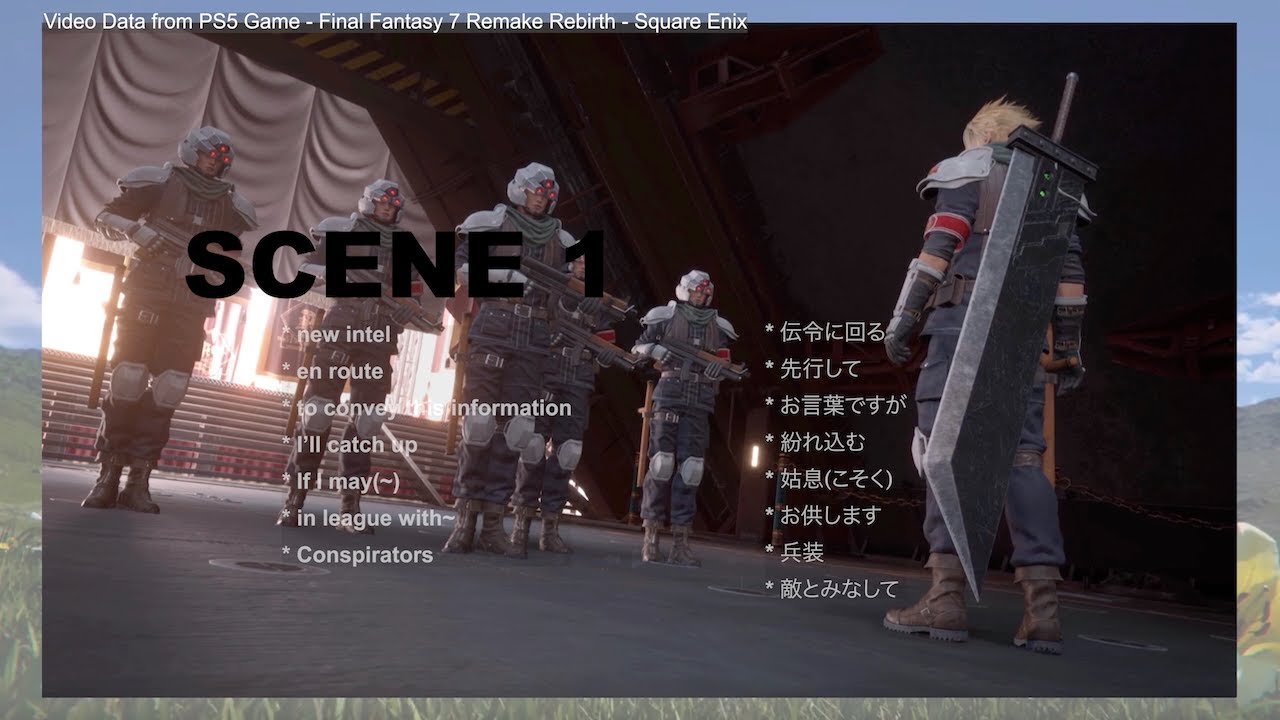 For a sense of language Ep52 final fantasy 7 rebirth. A conversation ...