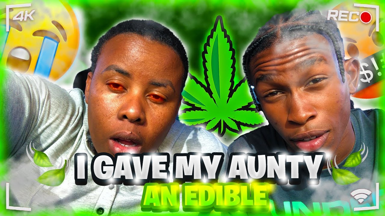 I GAVE AUNTY AN EDIBLE WITHOUT HER KNOWING TO GET HER REACTION😱🍪**SUPER ...