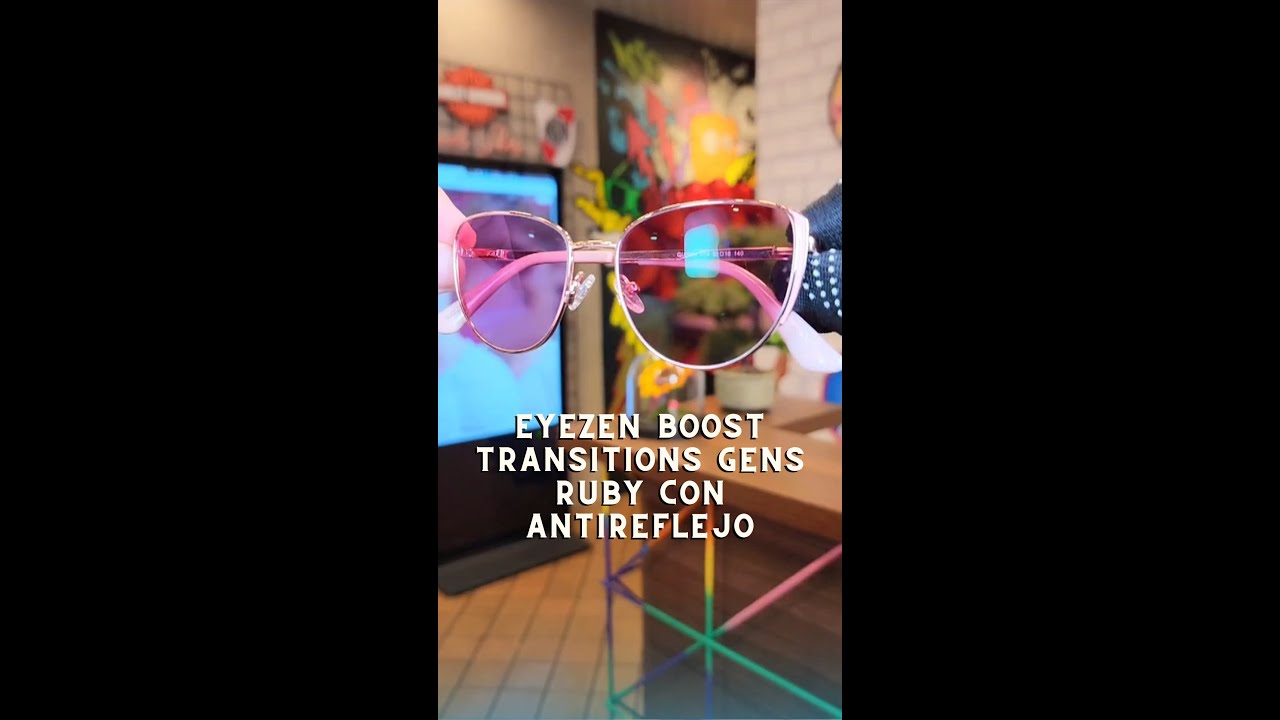 Eyezen Boost Transitions GenS Rubi con antireflejo - YouTube