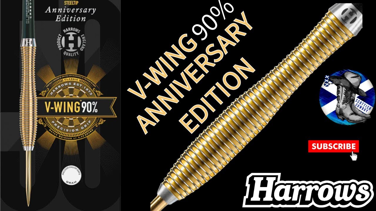 Harrows V-Wing Anniversary Ed Darts Review - YouTube