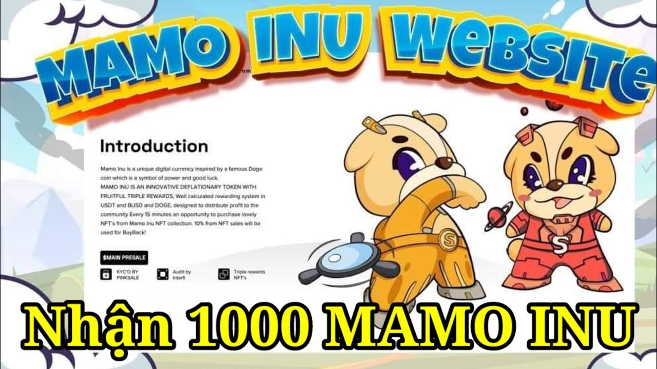 Mamo Inu Nhận 100 MAMO Token Airdrop Mamo Inu Kèo Tuyệt Vời - YouTube