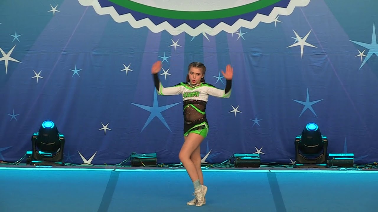 Academy of Cheer Excellence Chloe Youth Indy 4 - YouTube