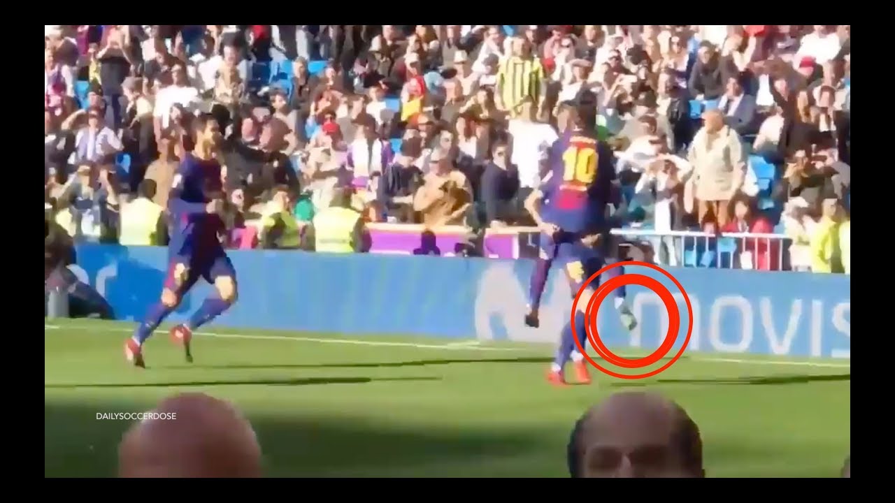 Messi Assist Goal Captured From Stands | Real Madrid vs Barcelona 2017 ...