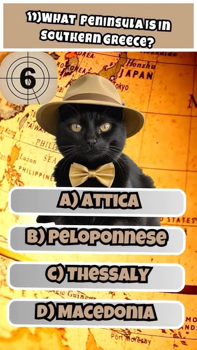 Are YOU a Geography GENIUS?Part 11 #geography #cat #greece #shorts # ...