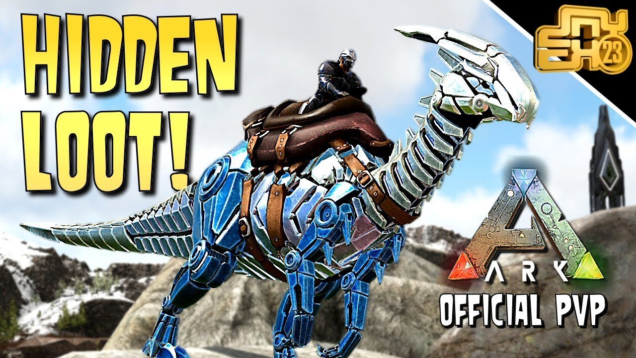 FINDING HIDDEN LOOT! - ARK OFFICIAL CONQUEST PvP - Ark Survival Evolved ...