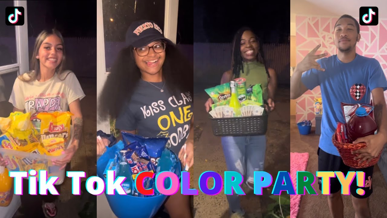 Weekend in My Life! | Tik Tok Color Party, Mall Run, New Nails! - YouTube