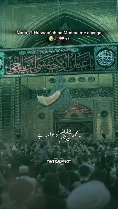 28 Rajab rawangi Imam Hussain a.s. Madina to Karbala |Allama Nasir Abbas majlis status ...