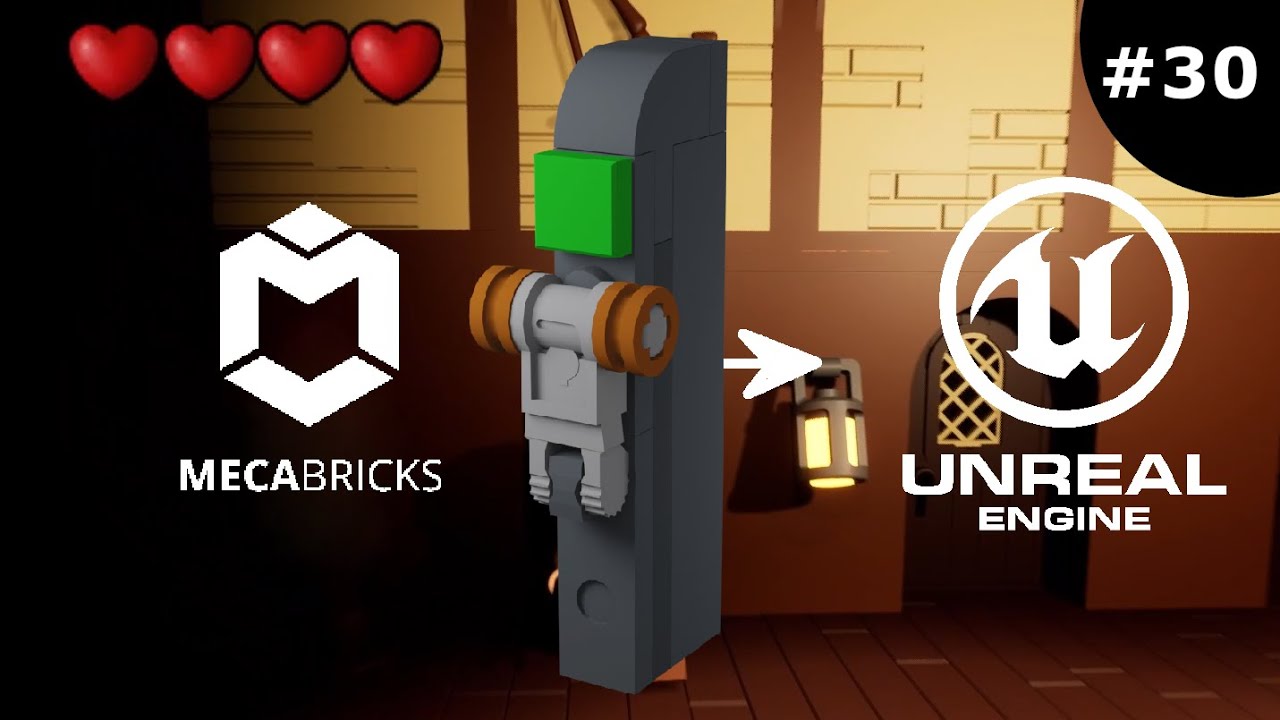 LEGO Lever (Free File) - #30 Meca Bricks To Unreal Engine 5 (⇩ Free ...