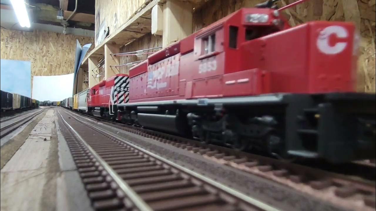 Some New SD40-2'S on layout! - YouTube