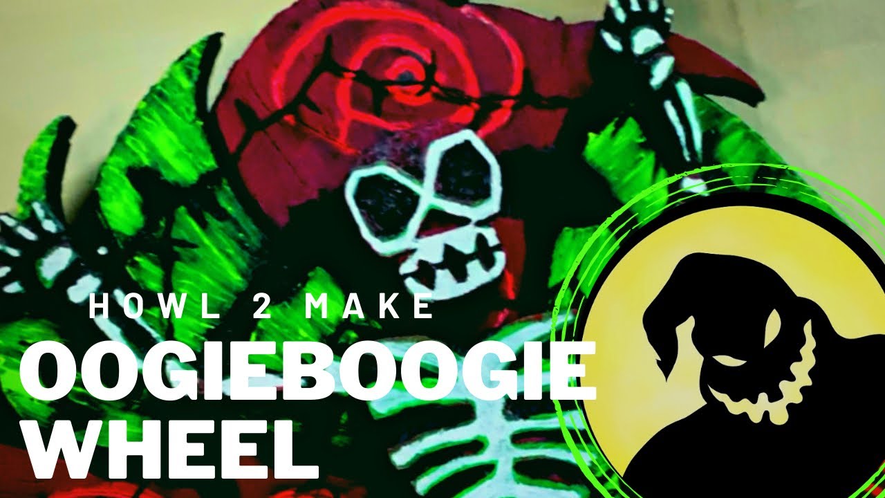 DIY Halloween Decorations/Nightmare Before Christmas/Oogie Boogie Wheel ...