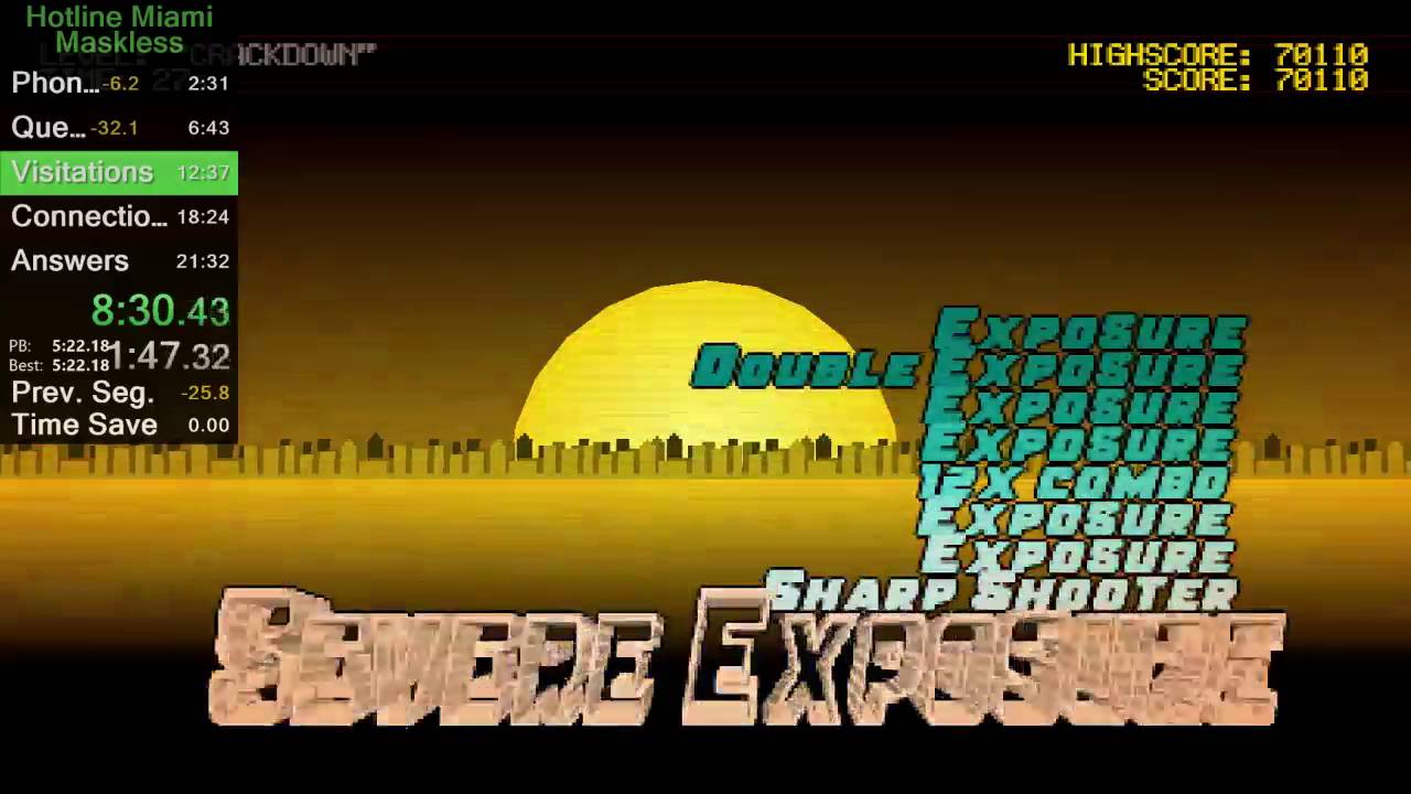 Hotline Miami Maskless Speedrun in 21:19 - YouTube