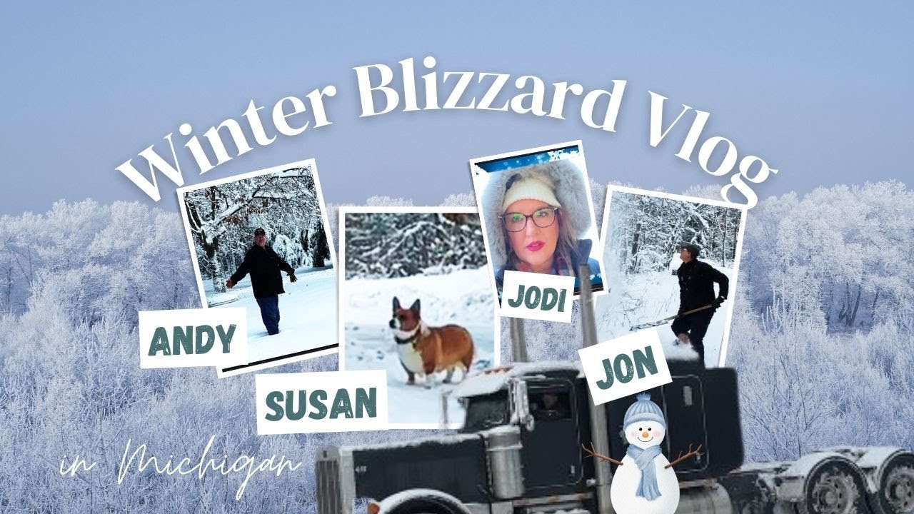 Winter Storm Gerri Blasts Blizzard of Brutal Weather - Stuck Semi Truck ...
