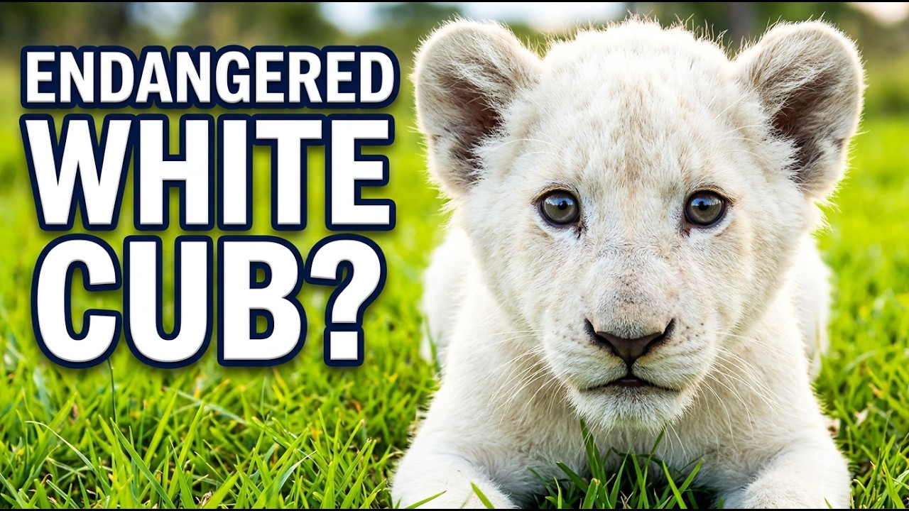 Rare! White Lion Cubs Spotted in the Wild. - YouTube