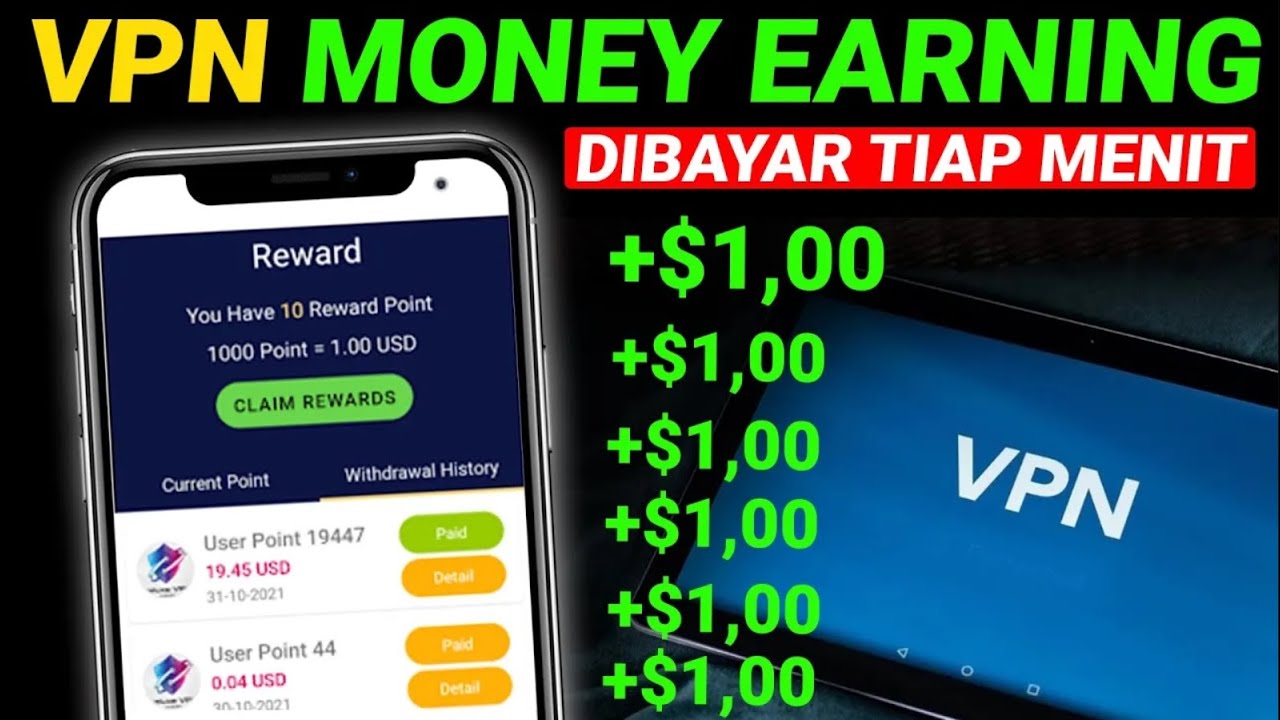 Dibayar Tiap Menit Mining pake VPN di HP - Cara Menghasilkan Uang dari ...