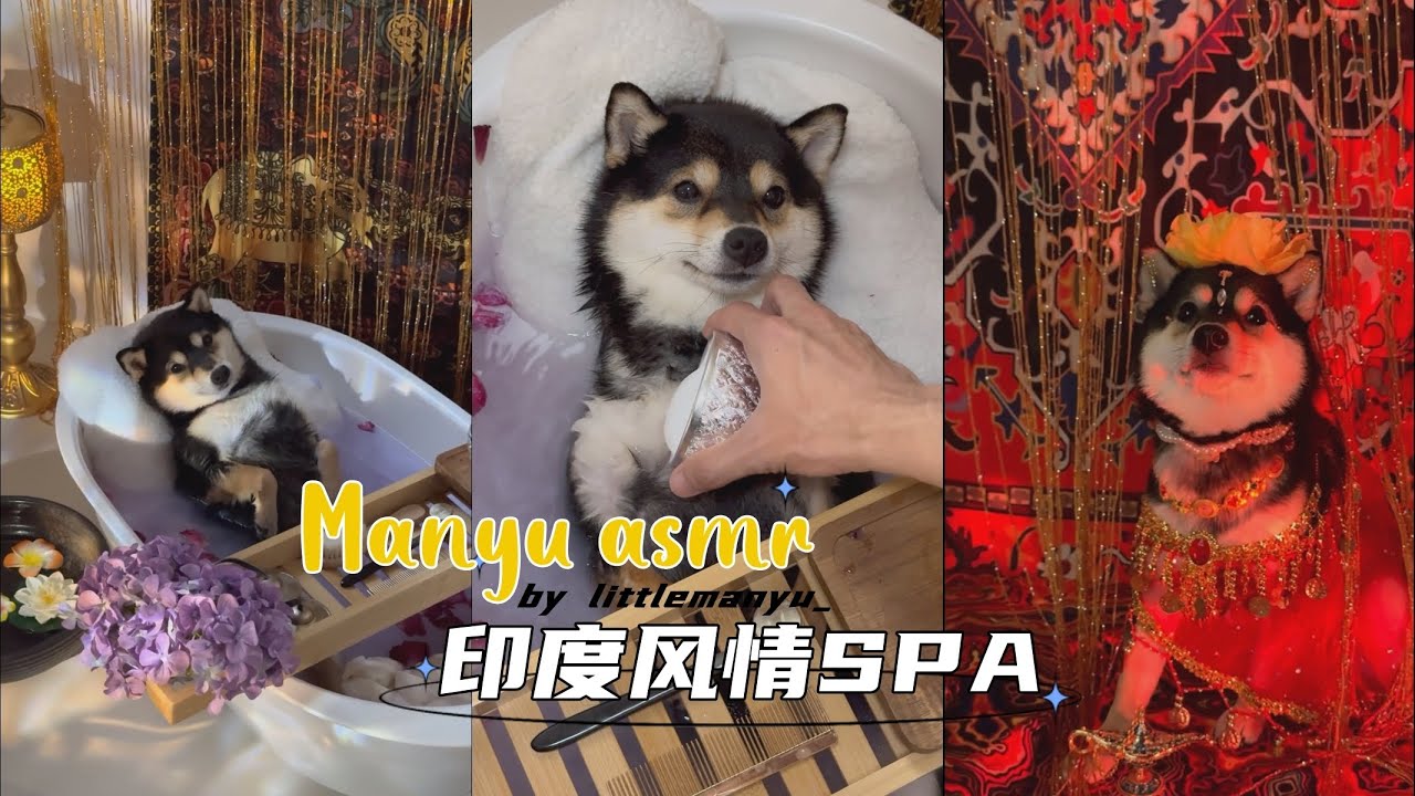 【ASMR】曼玉Manyu沉浸式印度风SPA - YouTube
