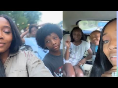 Yandy Smith and her Kids outside having fun - YouTube