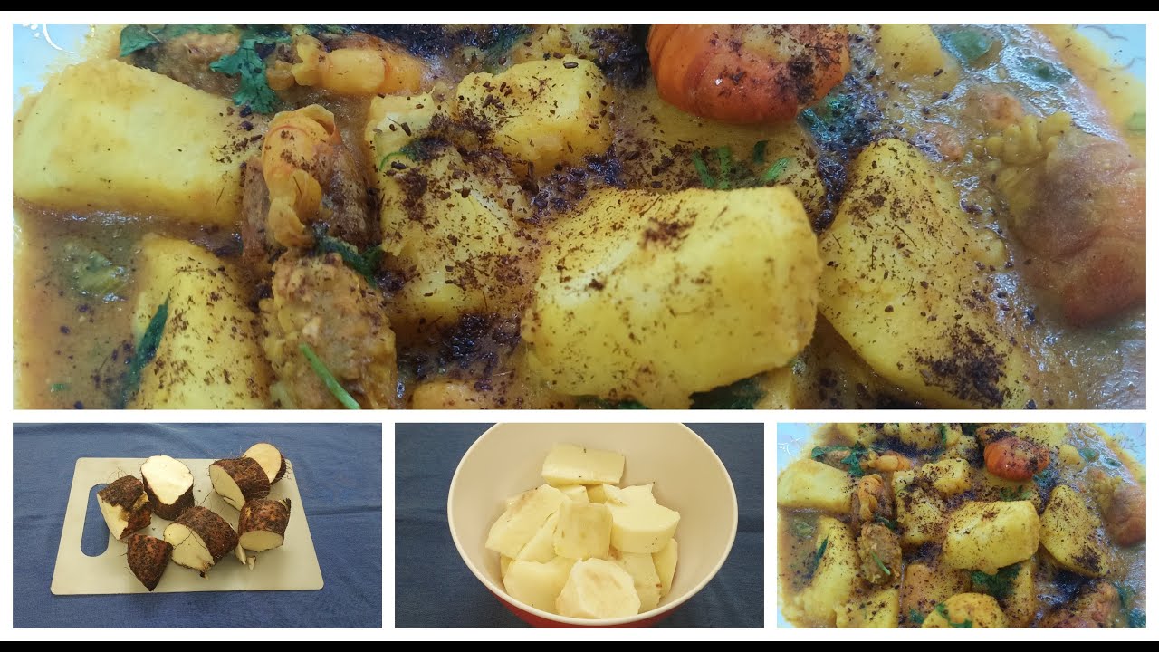 Mati Aloo Recipe || মাটির আলু রান্না রেসিপি || মেটে আলু রান্না ...