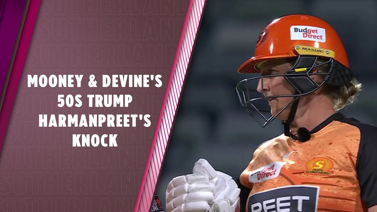 Beth Mooney-led Perth Scorchers Torch Melbourne Renegades' Hopes - YouTube