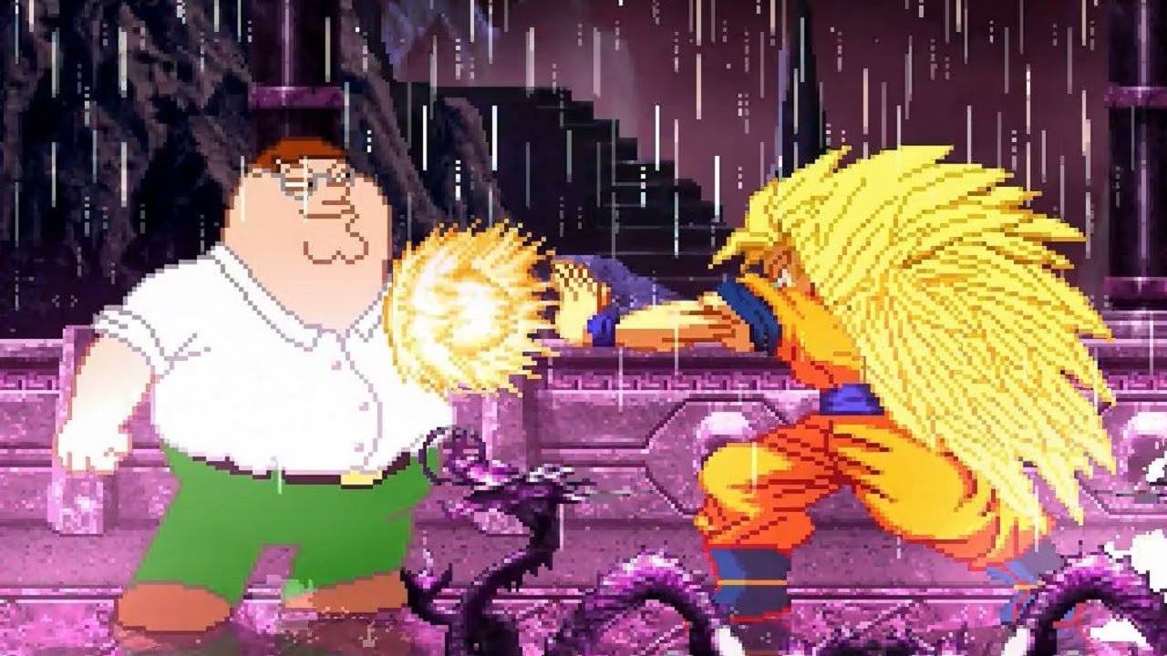 SSJ3 Goku vs Peter Griffin HD - YouTube