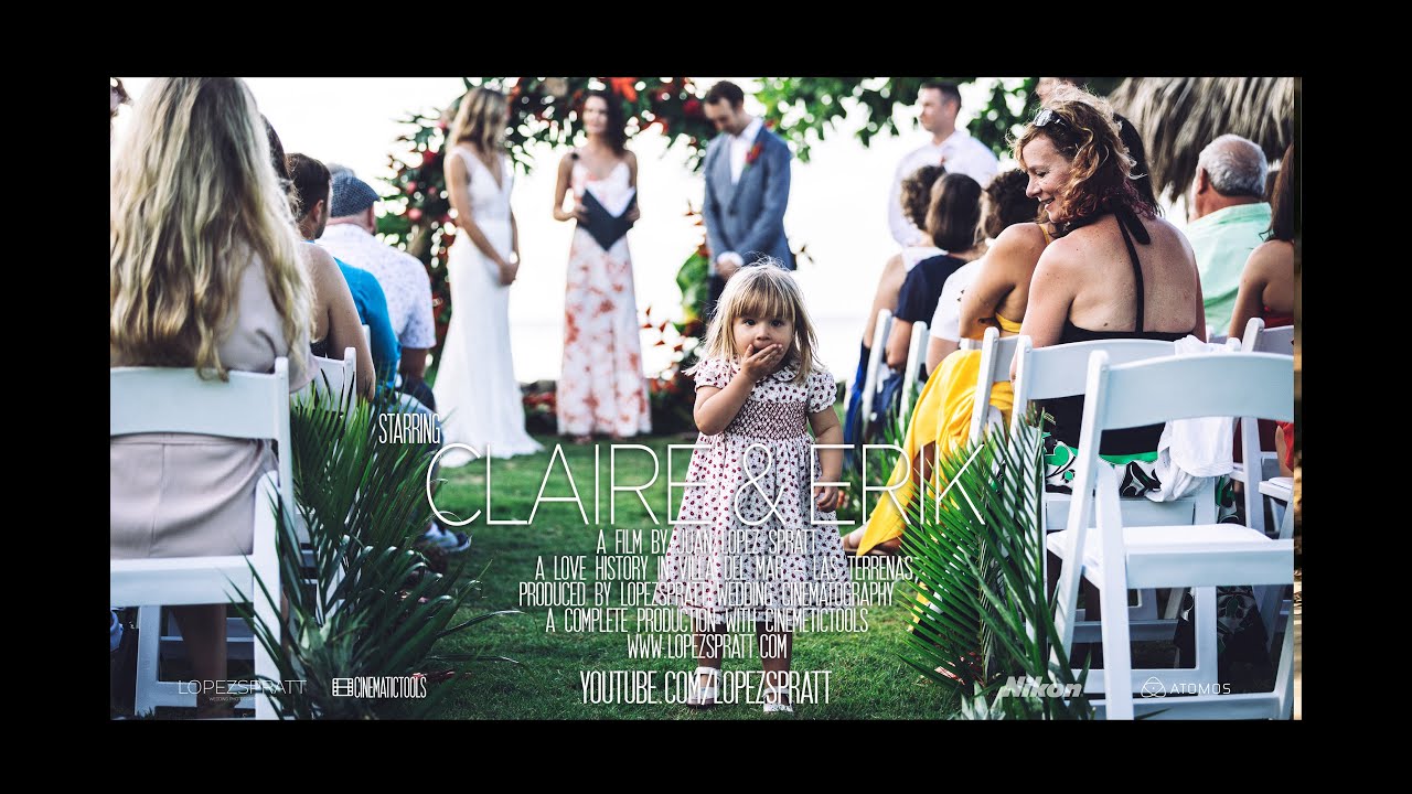Wedding SHORT-FILM Claire & Erik - Villa del Mar, Las Terrenas ...