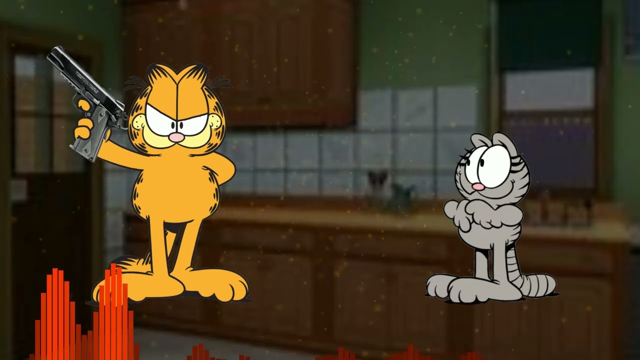 FNF Abuse but Nermal Stole Garfield's power and now he has a gun - YouTube