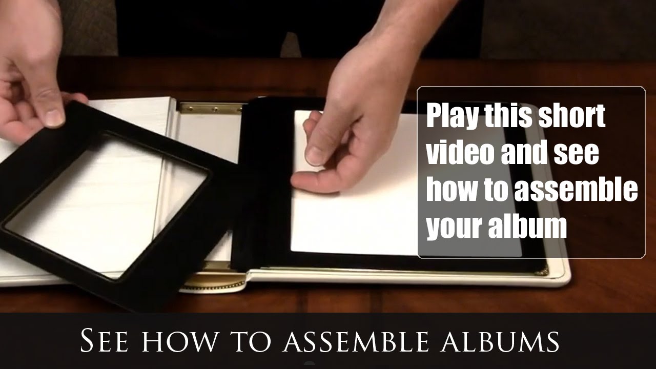 Wedding Album Assembly Tutorial - YouTube